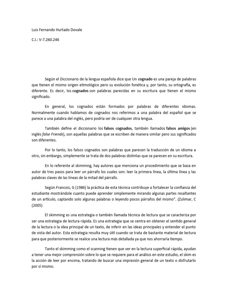 Inferencias y técnicas de lectura | PDF | Inferencia | Razonamiento ...