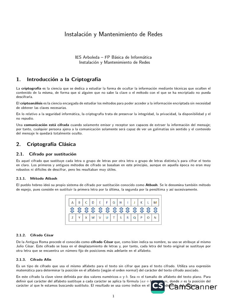 Criptografía | PDF | Cifrado | Criptografía