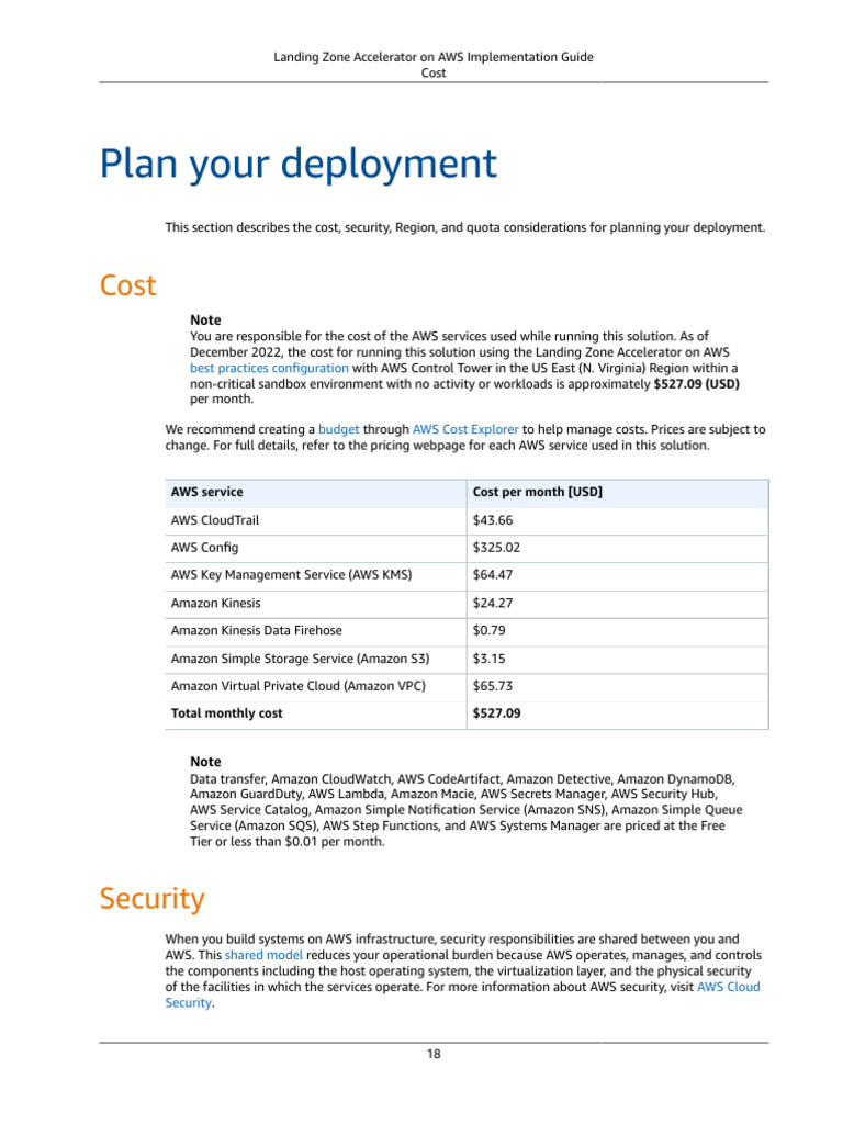 Landing Zone Accelerator On AWS - Implementation Guide | Download Free PDF | Amazon Web Services ...