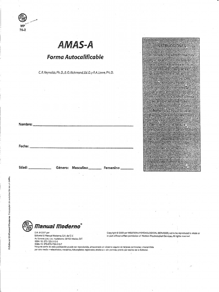 Amas A | PDF