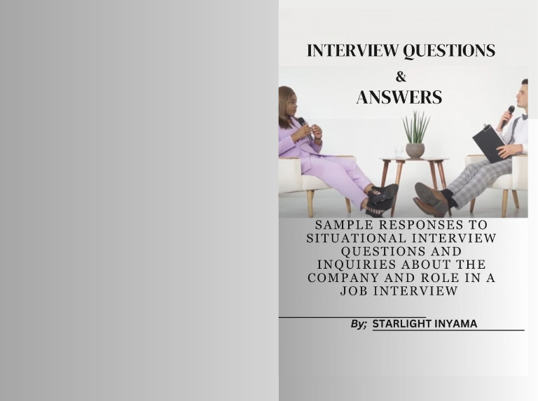 Situational Interview Questions and Inquiries | PDF