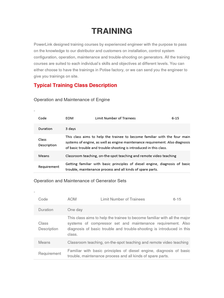 Application of Training | PDF | Engines | Troubleshooting