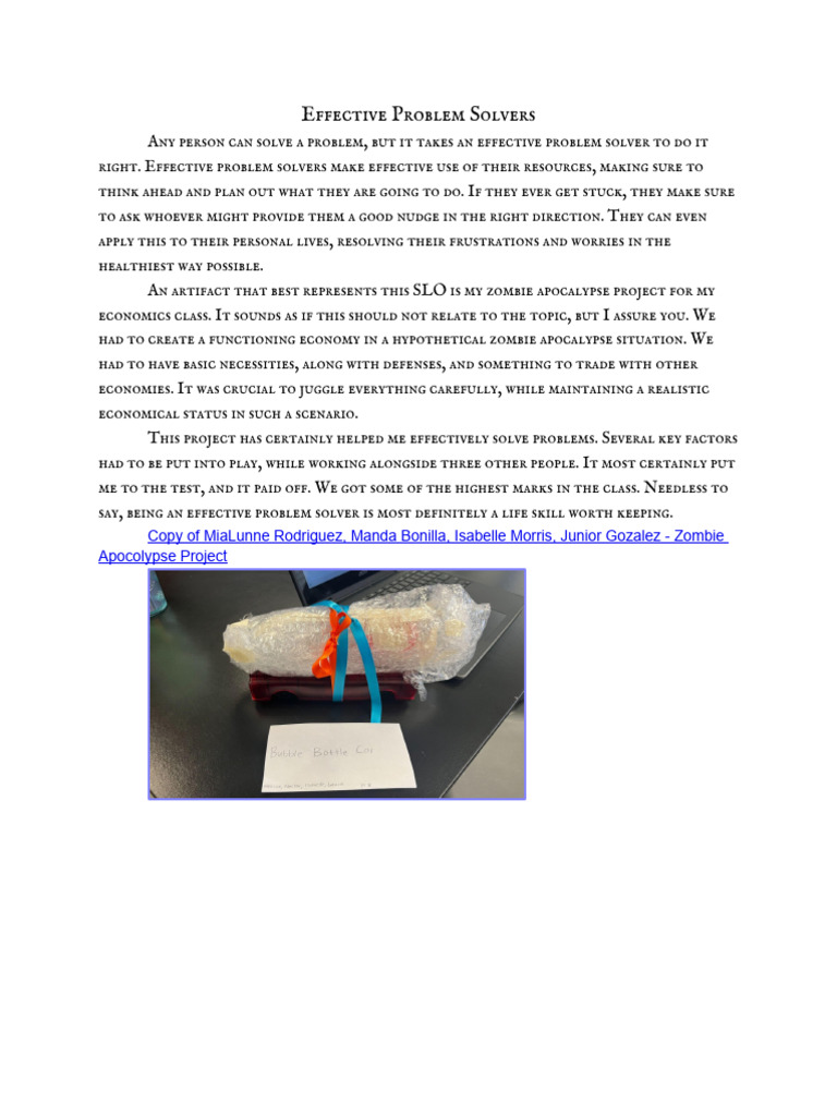 isabelle morris - slo 5 reference worksheet 1 | PDF