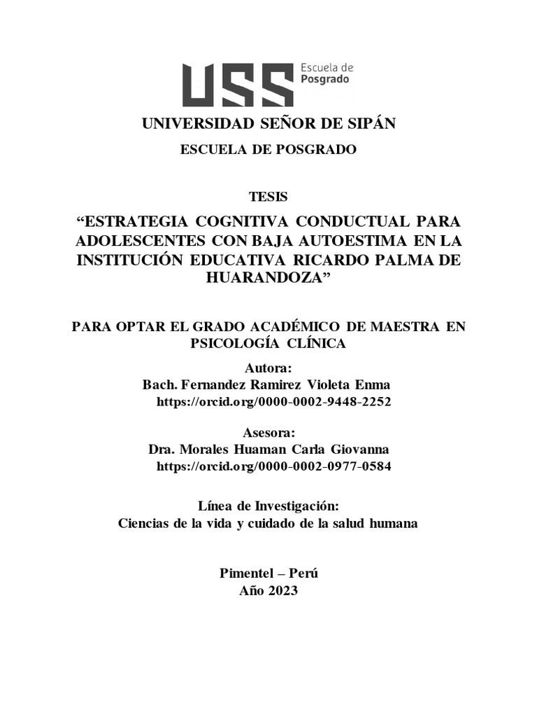 Fernandez Ramirez Violeta Enma | PDF | Las emociones | Comportamiento