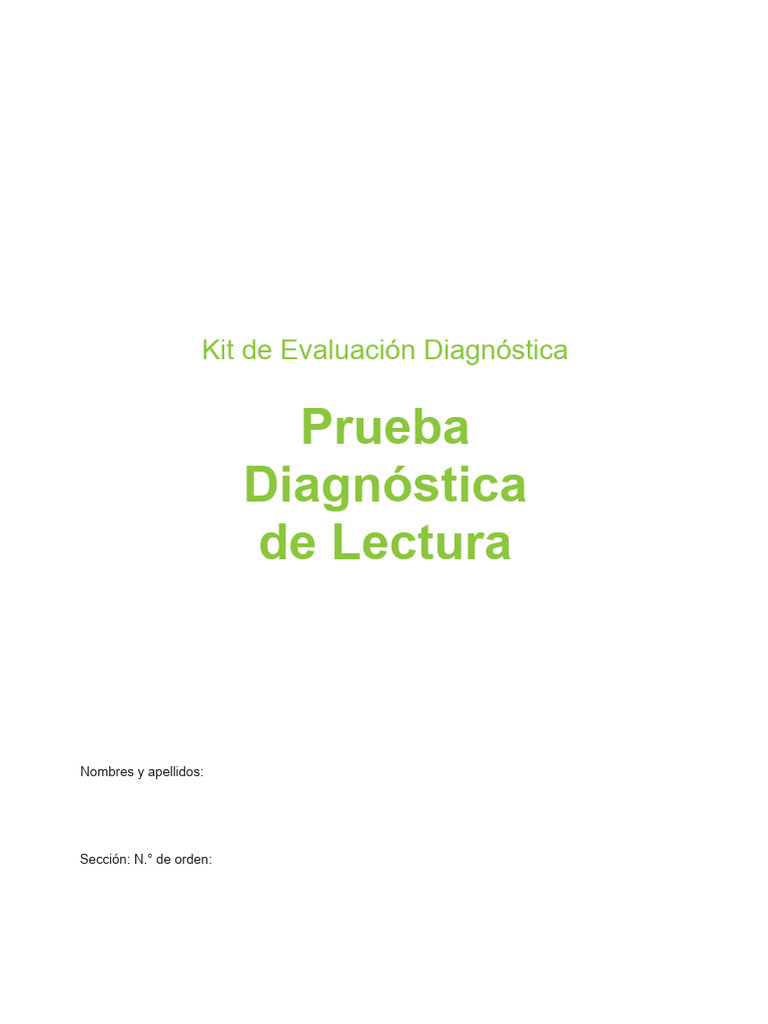 ITEM 4 SEC 2 Prueba Diagnóstica Lectura Secundaria - Baja | PDF | Las emociones | Cerebro