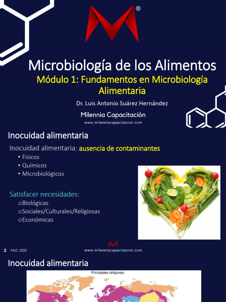Módulo 1. Introducción A La Microbiología Alimentaria | PDF | Alimentos | Seguridad alimenticia