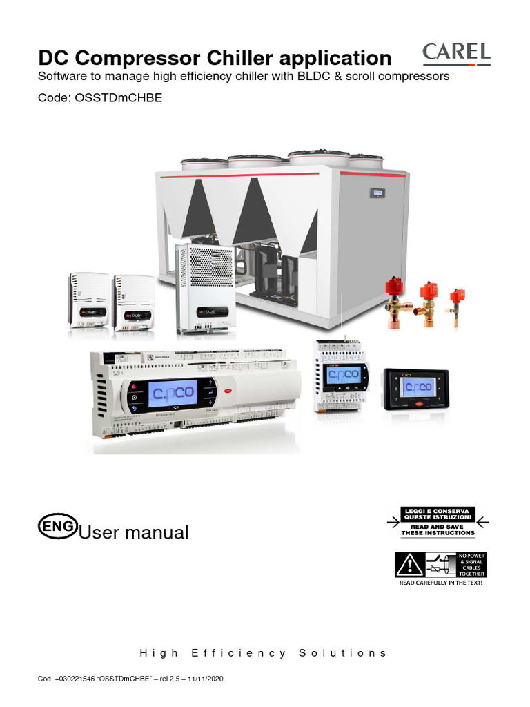 Manual Chiller Carel | PDF