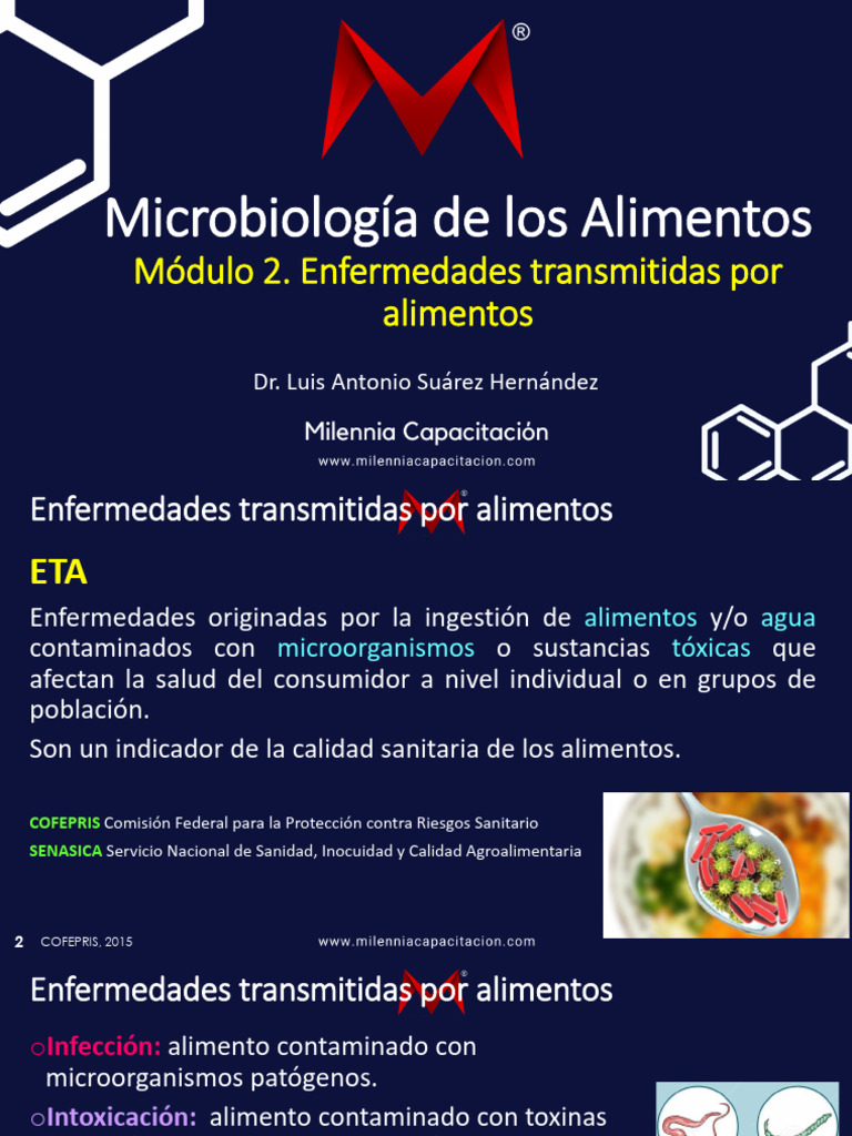 Módulo 2. ETAs | PDF | Alimentos | Enfermedades transmitidas por alimentos