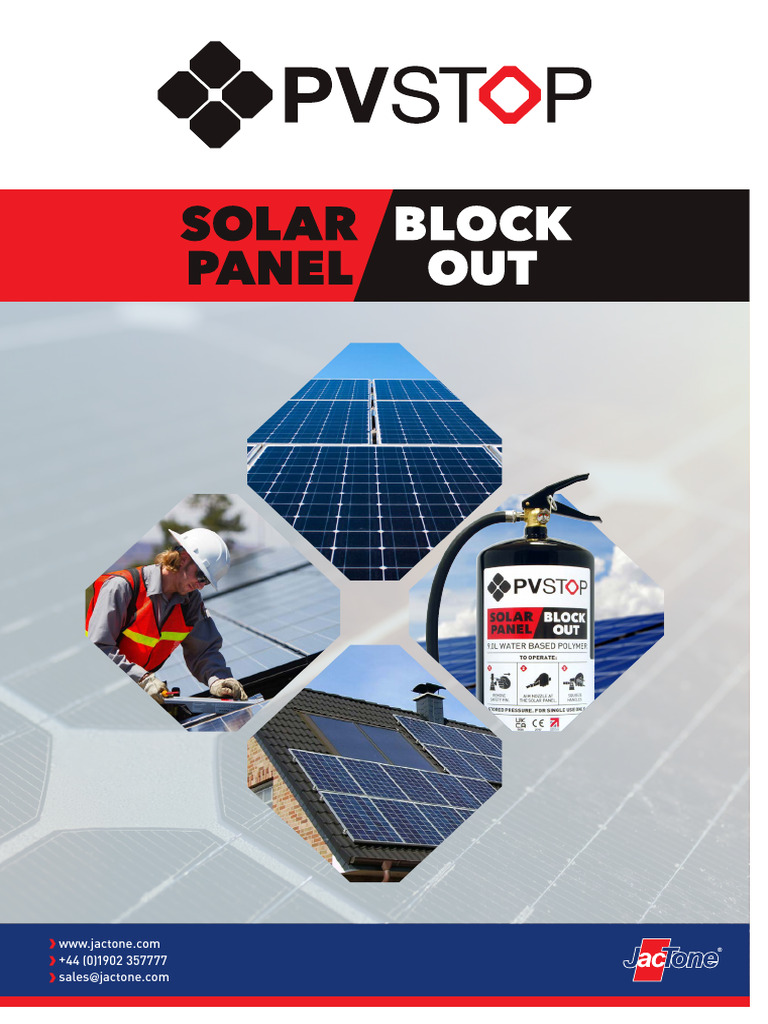 Jactone - PVSTOP Solar Panel Block Out - Brochure - Issue 4 | PDF ...