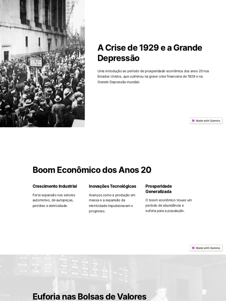 A Crise De 1929 E A Grande Depressao Pdf A Grande Depressão Novo