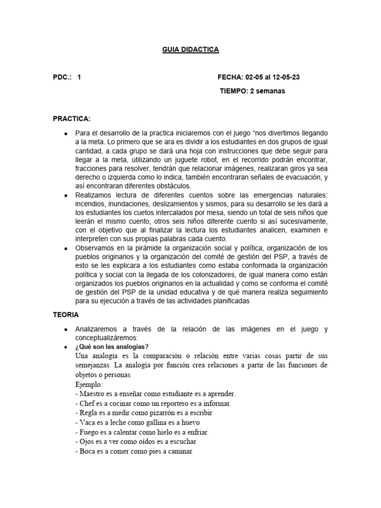 Guia Didactica | PDF | Temblores