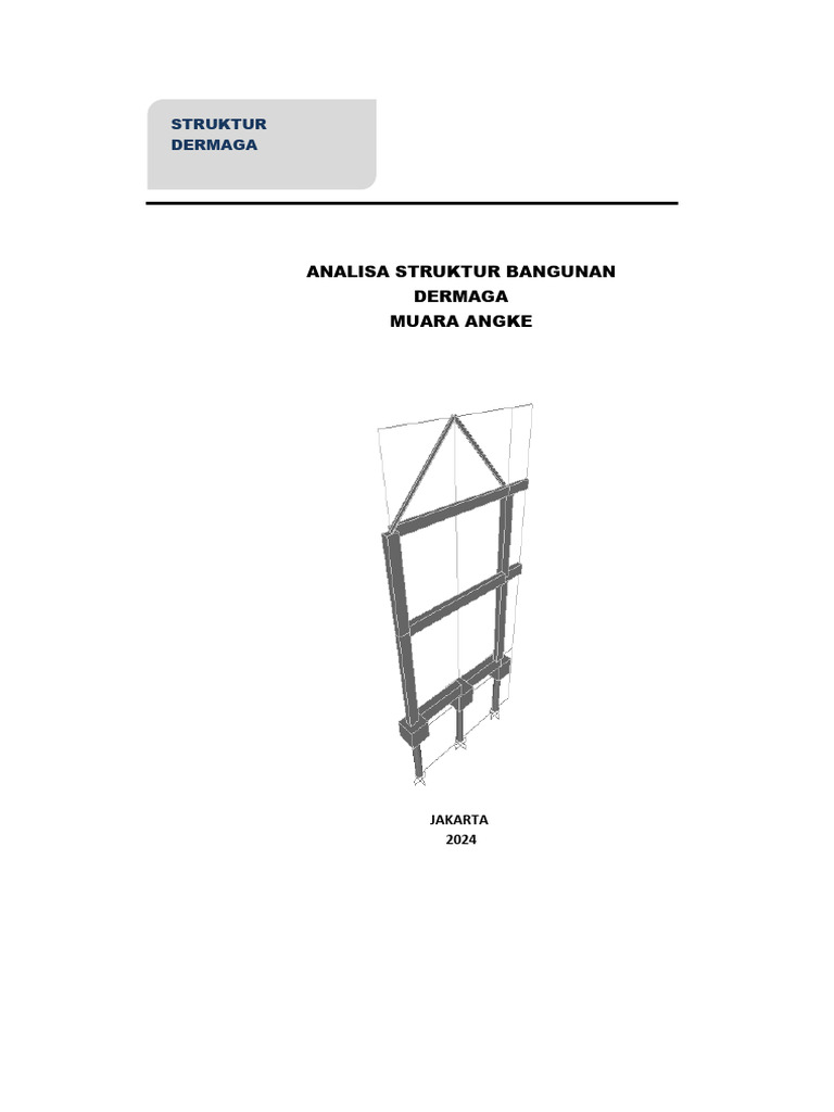 Analisa Struktur Dermaga Muara Angke | PDF
