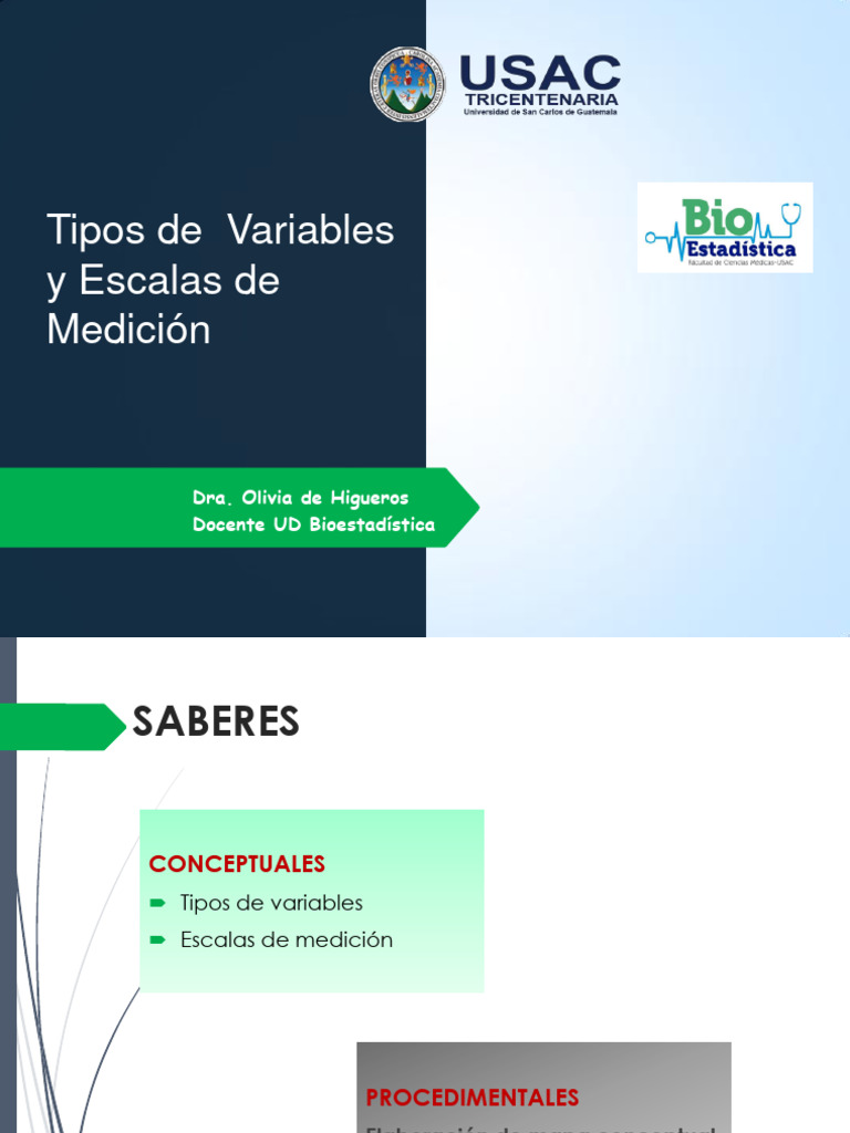 Tipos de Variables y Escalas de Medición | PDF | Nivel de medida | Medición