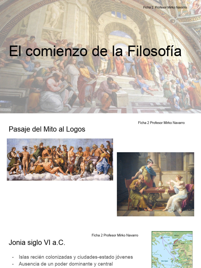 El Comienzo de La Filosofía | PDF | Razón | Logos