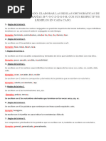 Reglas ortográficas: MB, MP, NV | PDF