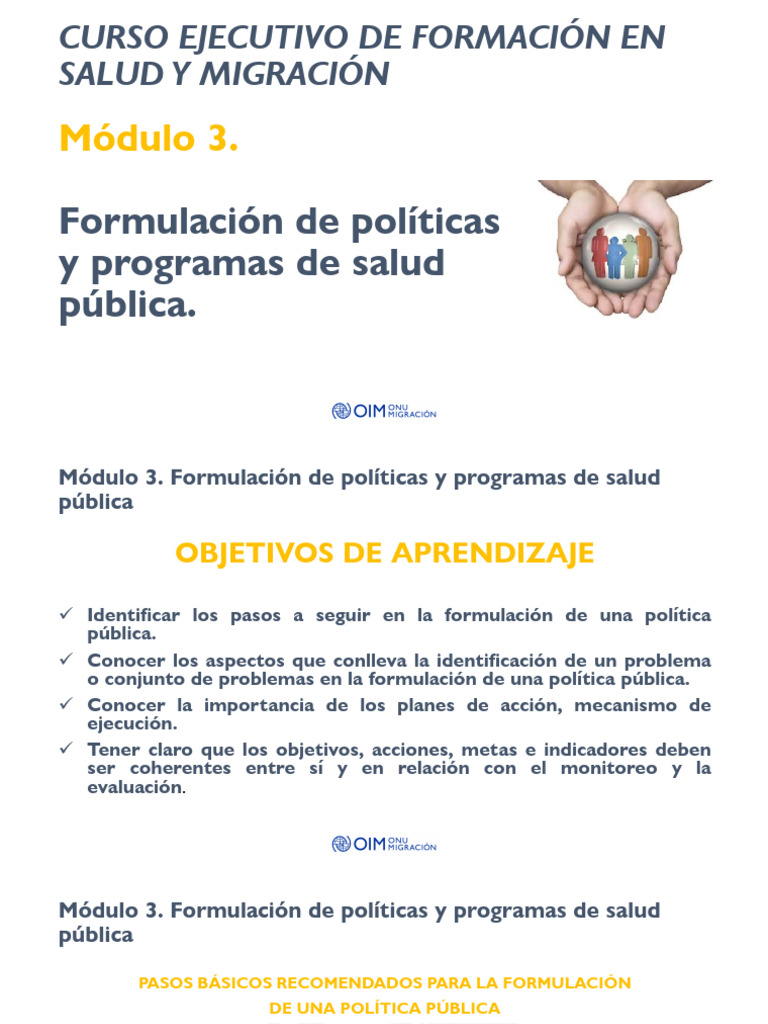 Módulo 3 - Formulación de Políticas y Programas | PDF | Evaluación