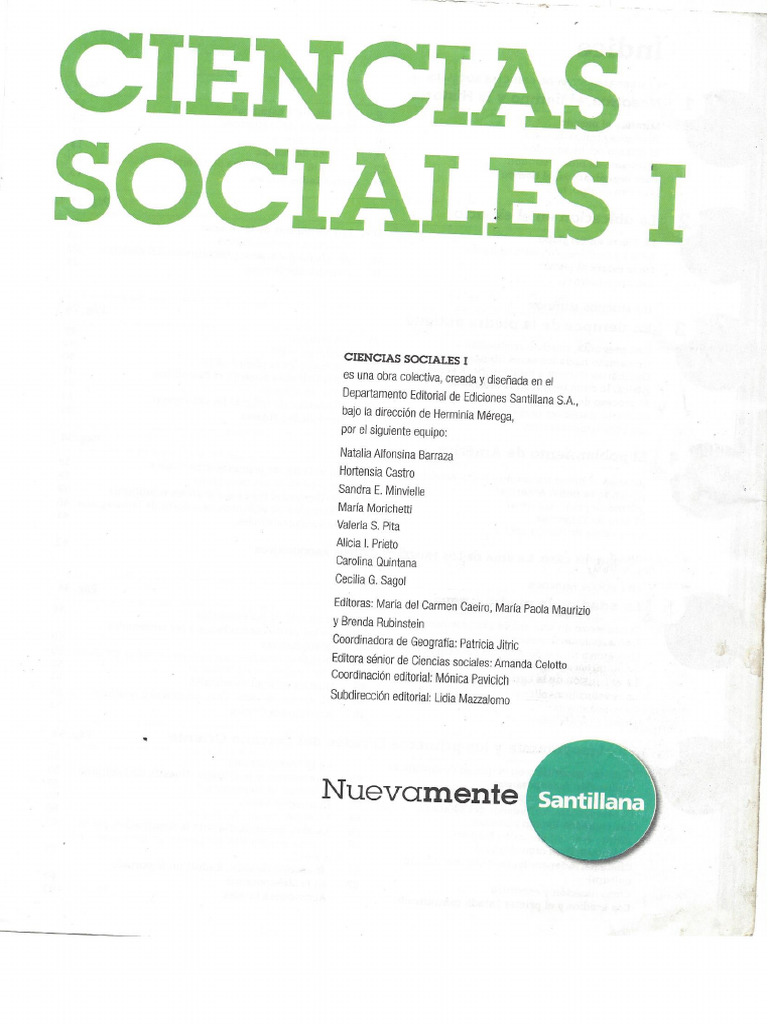 Ciencias Sociales 1 | PDF