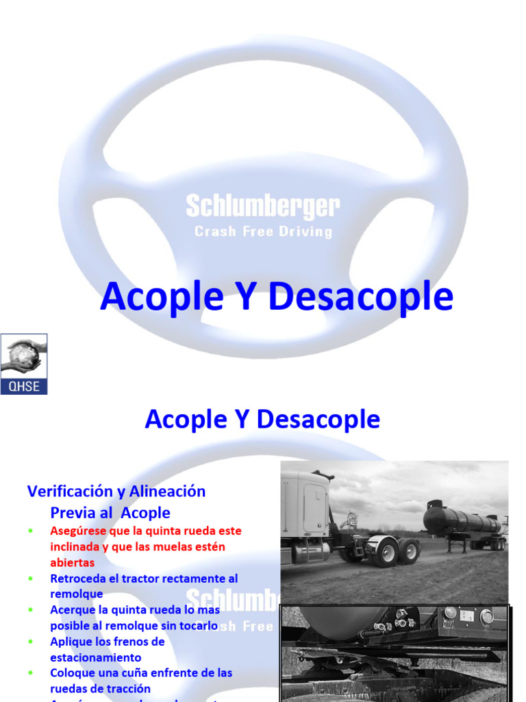 04 Acople y Desacople | Descargar gratis PDF | Vehículos | Tecnología de vehículos