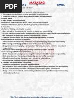 MODULE 9 Values Education | PDF | Self Esteem | Psychological Concepts