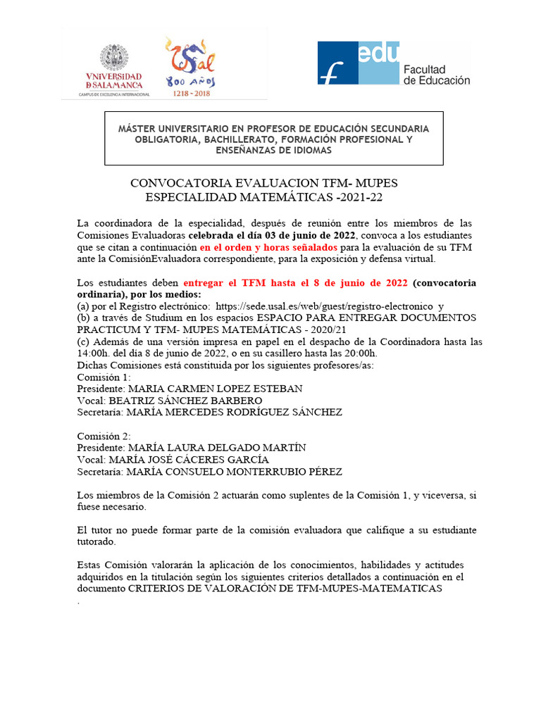 Como Hacer El TFM | PDF