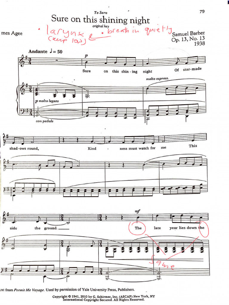 Sure On This Shining Night | PDF | Freedom Of Expression Law