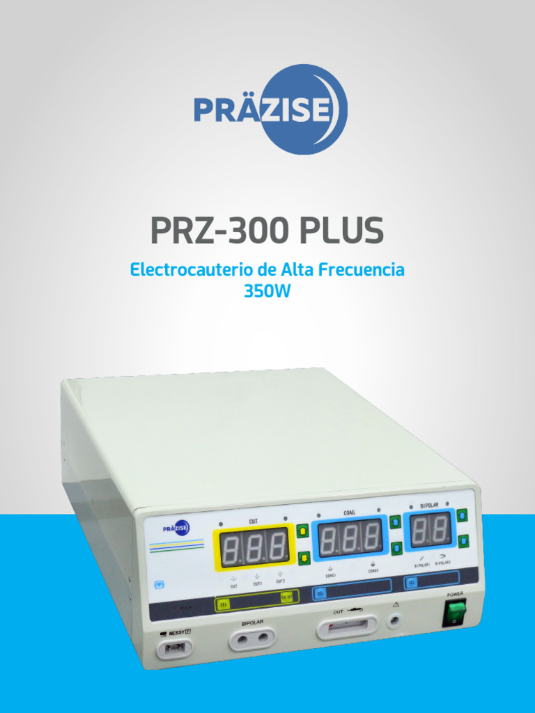 PRZ-300 PLUS: Electrocauterio de Alta Frecuencia 350W | PDF | Informática