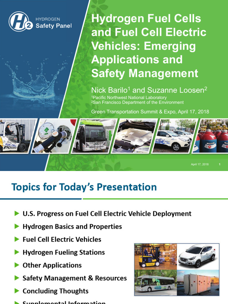 Hydrogen Fuel Cells and Fuel Cell Electric Vehicles | PDF | Chemical ...