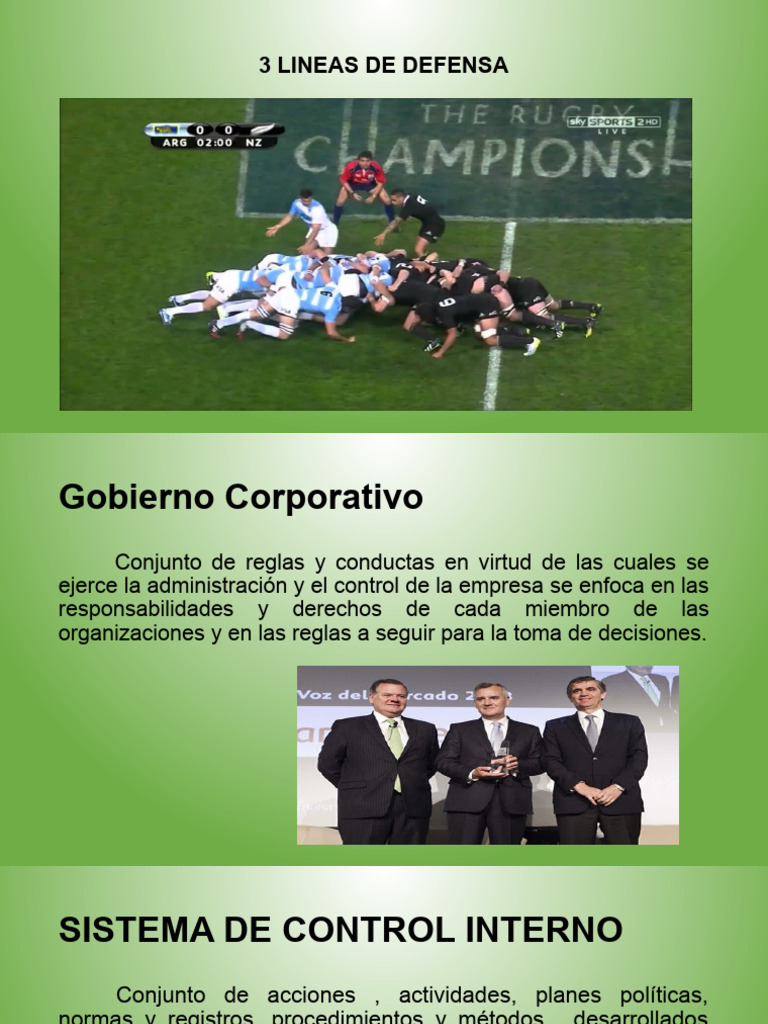 1 3 Lineas de Defensa | PDF | Business