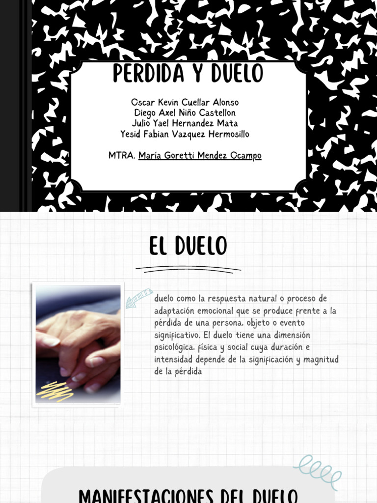 Proceso de Duelo | PDF | Dolor | Las emociones