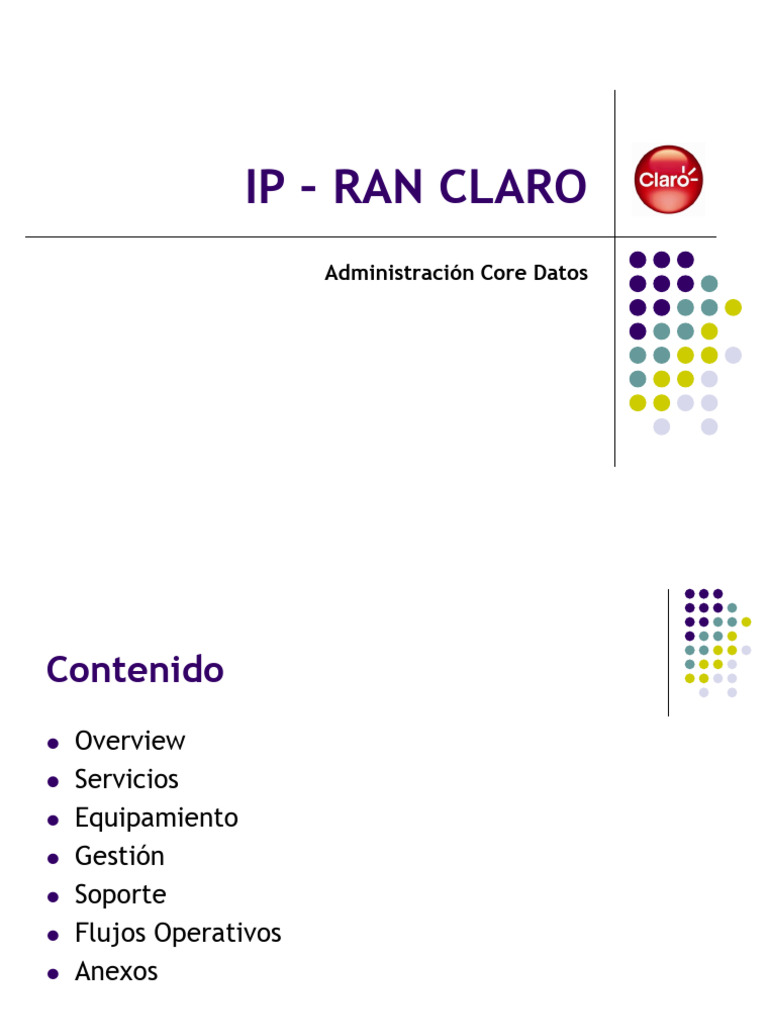 Ip Ran Claro | PDF | Enrutador (Computación) | Redes de computadoras
