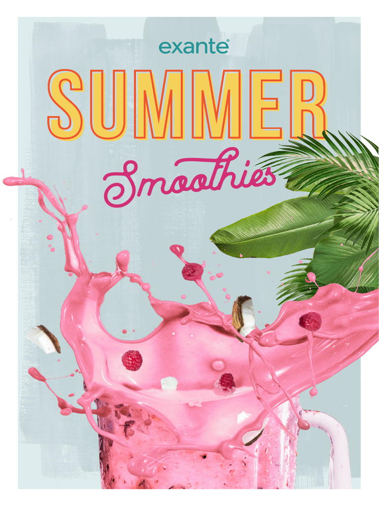 Free Exante Healthy Smoothie Recipe Book | PDF | Chocolate | Smoothie