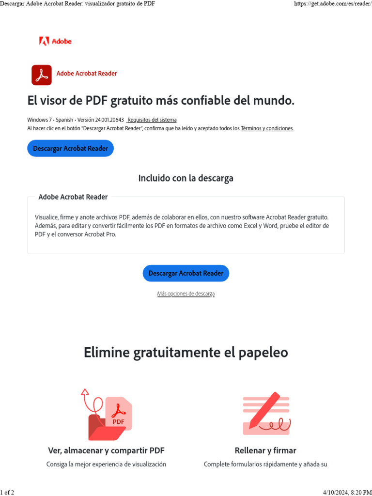 El Visor de PDF Gratuito Más Confiable Del Mundo.: Elimine ...