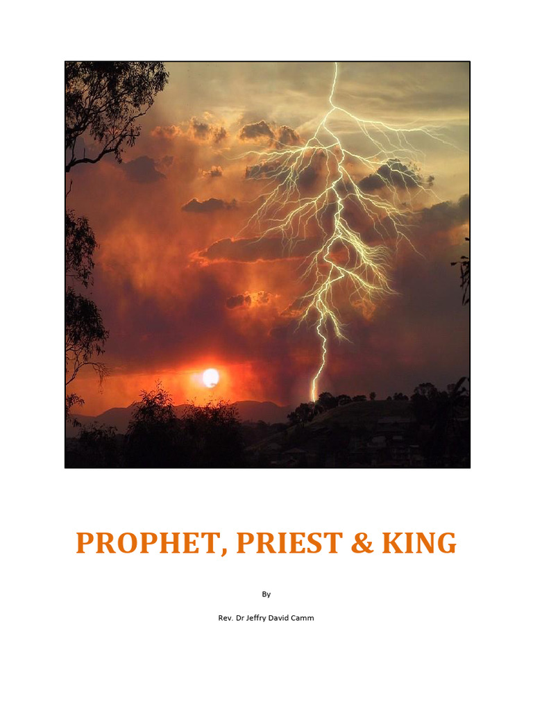 Prophet Priest & King | PDF | Adam | Jesus