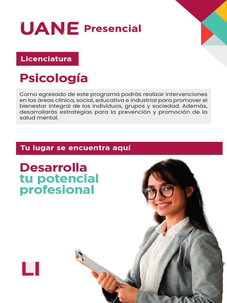 Licenciatura en Psicología Integral | PDF | Sicología | Psicoterapia
