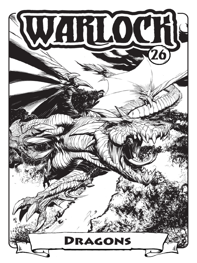 Warlock #26 - Dragons | PDF | Dungeons & Dragons | Gary Gygax Games