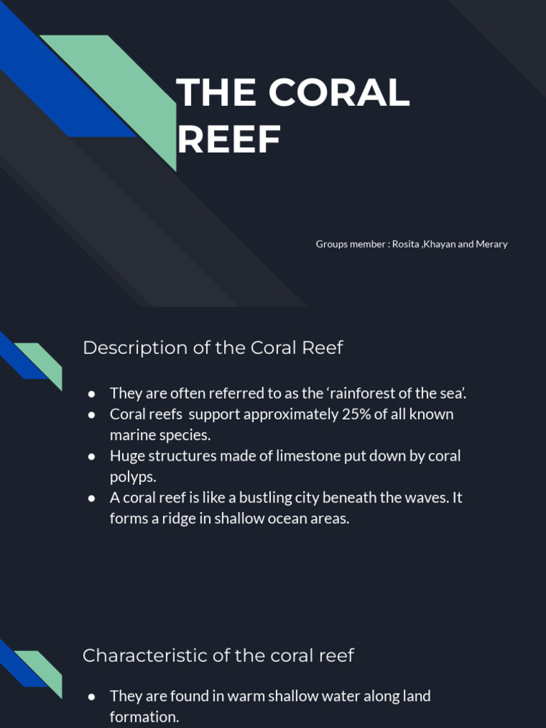 The Coral Reef | PDF | Coral Reef | Coral