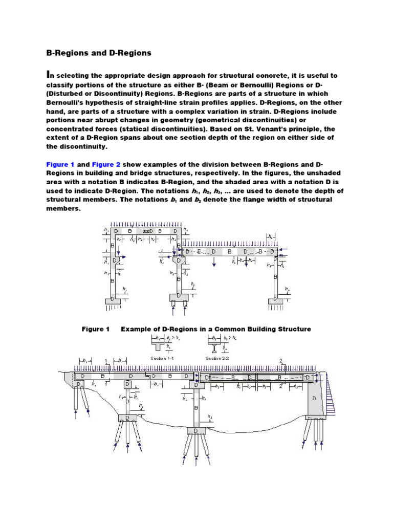 B-Regions vs D-Regions in Design | PDF