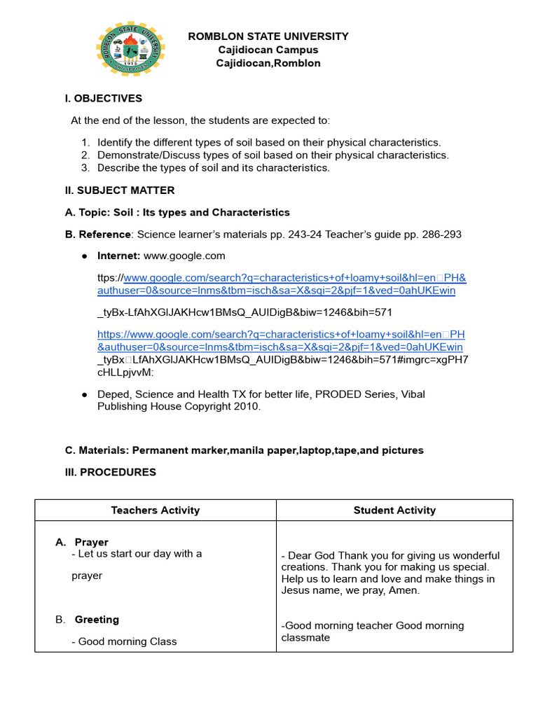 DLP Earth and Space Soil | PDF | Soil | Loam