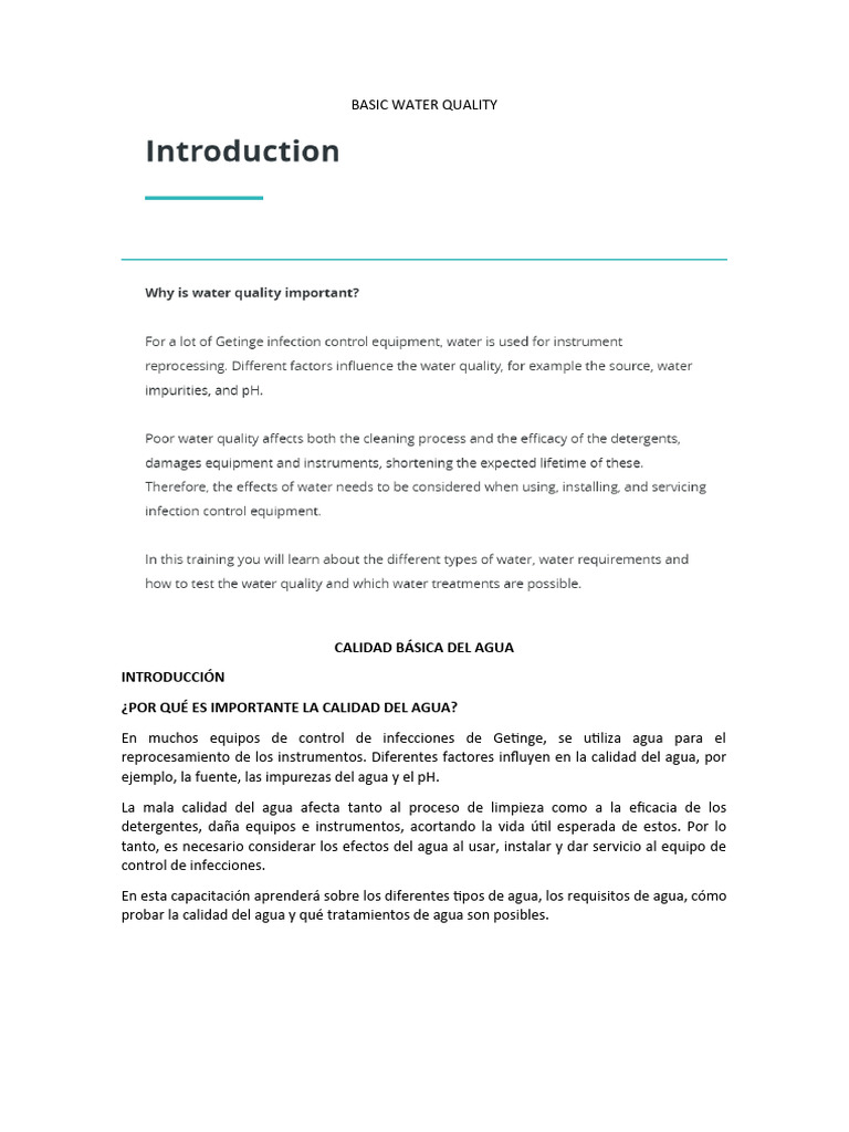 Basic Water Quality | PDF