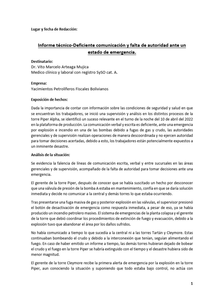 Informe Tecnico Syso | PDF | Tecnología | Derecho