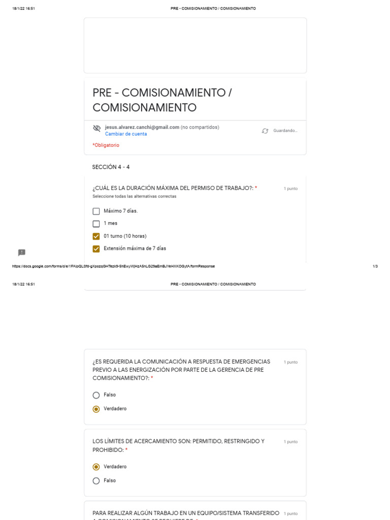 Pre - Comisionamiento / Comisionamiento: Sección 4 - 4 | PDF