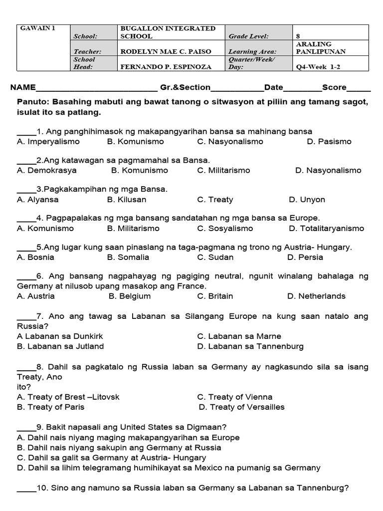 AP8 Q4 WK1 2 Gawain1docx | PDF