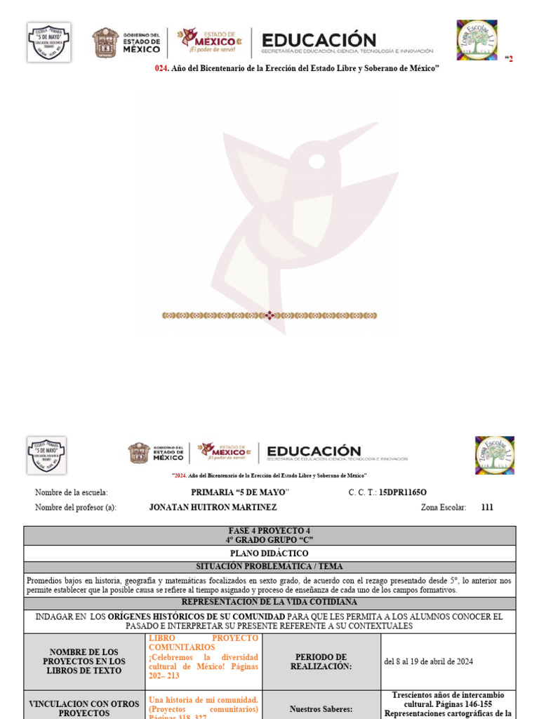 Proyecto Celebremos la Diversidad Cultural | PDF | México | Aprendizaje