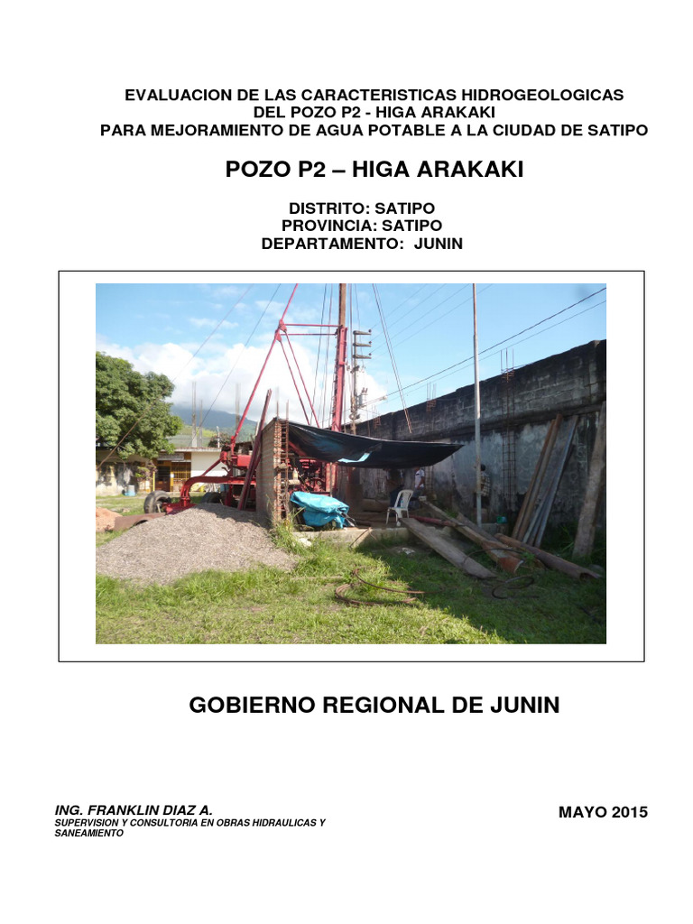 1 - CARATULA - Pozo Higa Arakaki | PDF
