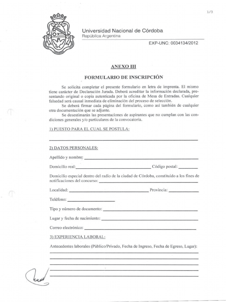 OHCS 7 12 Anexo III | PDF