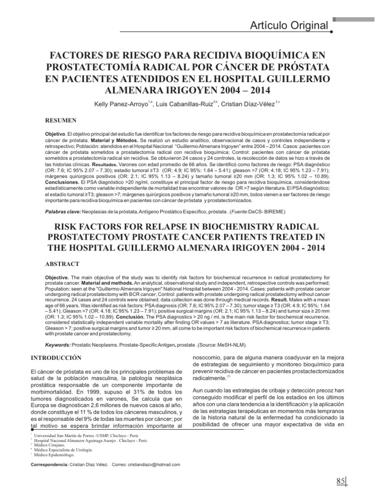 Sotocvojs,+Gestor a+de+La+Revista,+Rem+ v2 N3++ao +prostata | PDF ...