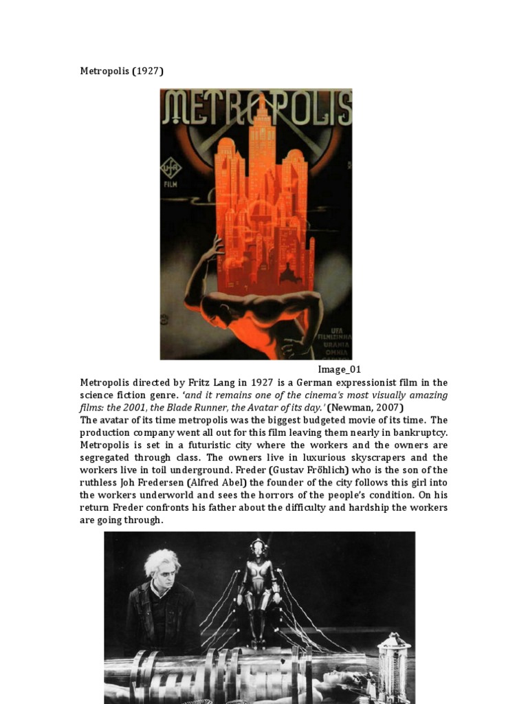 Metropolis 1927 Pdf Leisure