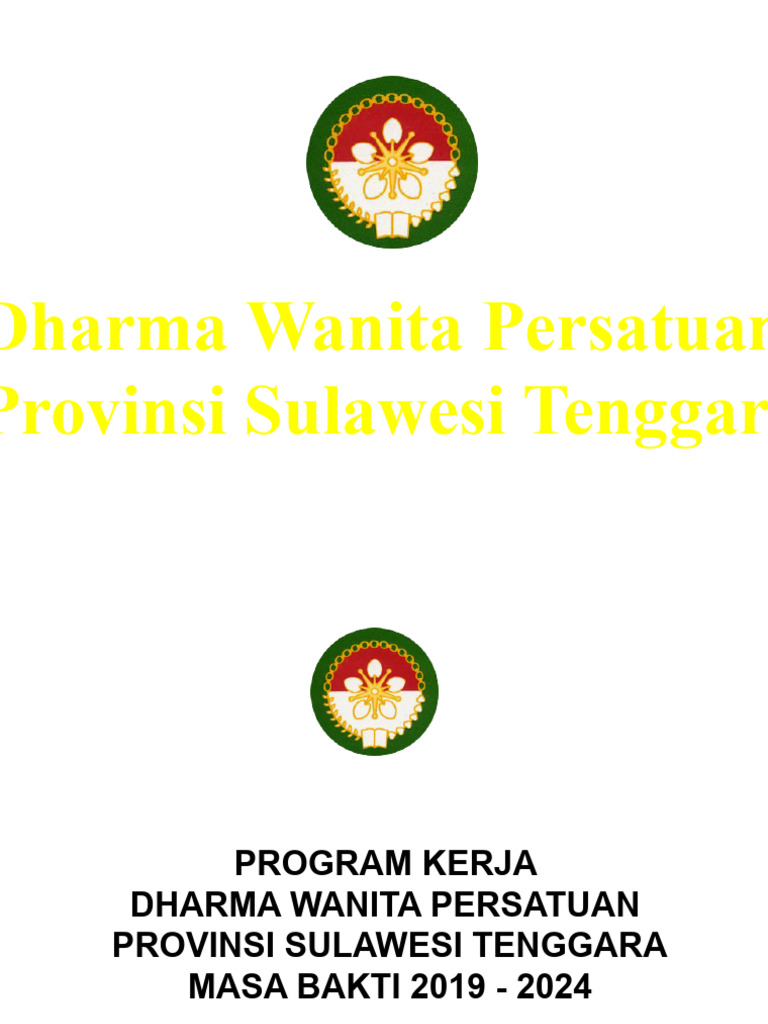 Program Kerja DWP 2019-2024 Sulawesi | PDF | Karier & Perkembangan | Bisnis