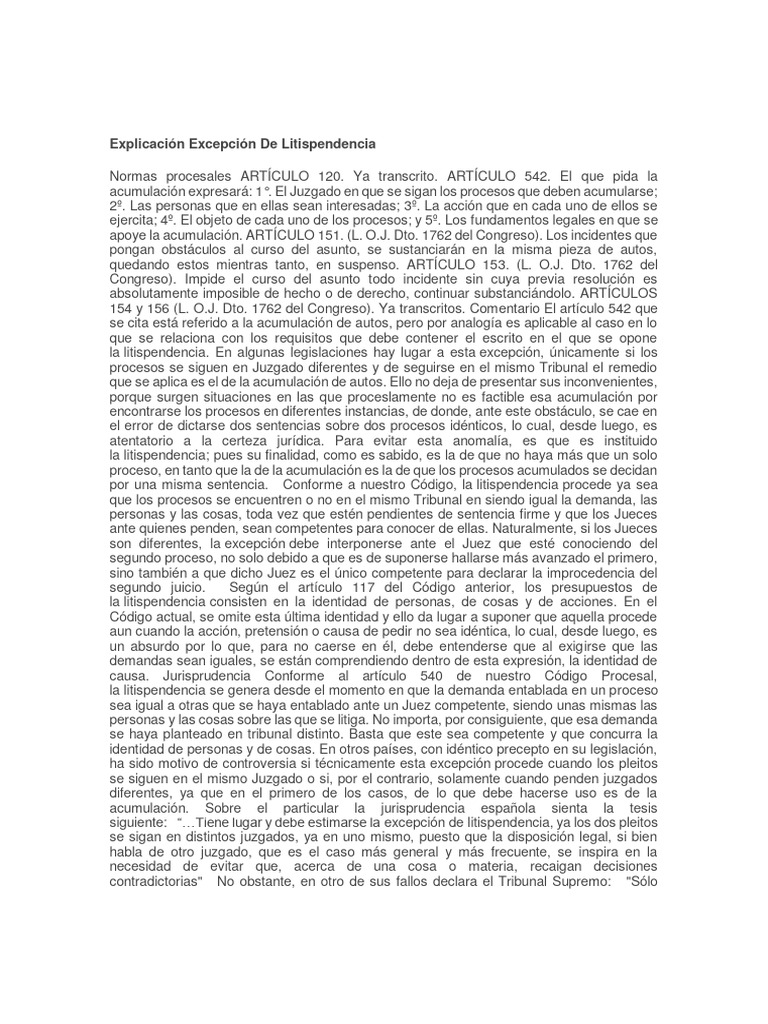 Explicación | PDF | Ley procesal | Estatuto de limitaciones