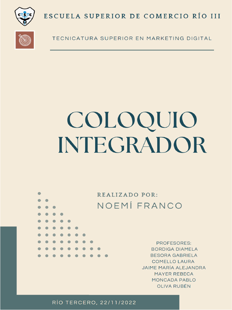 Trabajo Integrador Coloquio | Descargar gratis PDF | Marketing | Las ...